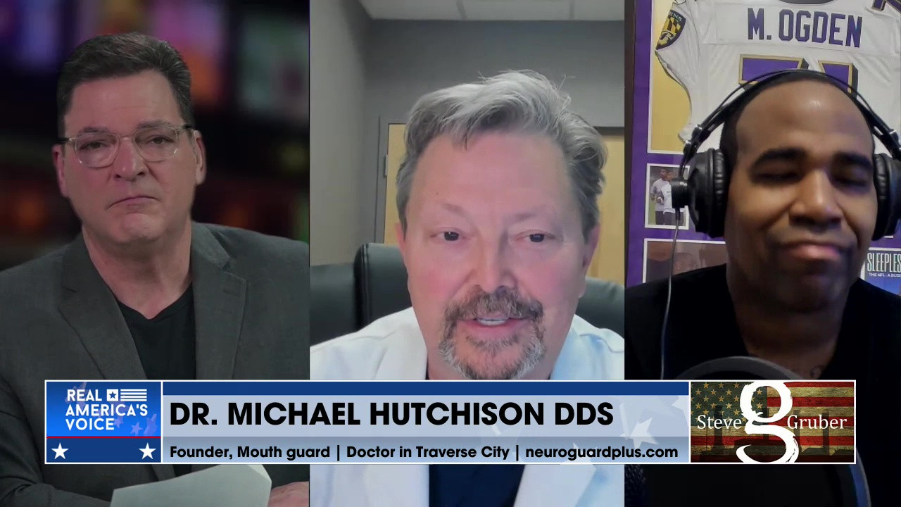 STEVE GRUBER IS JOINED BY DR. Michael Hutchison - Real America's Voice News