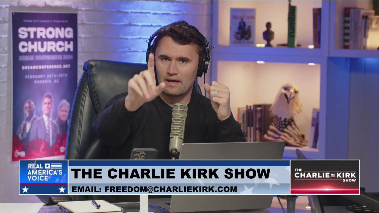 The Charlie Kirk Show - Real America's Voice News